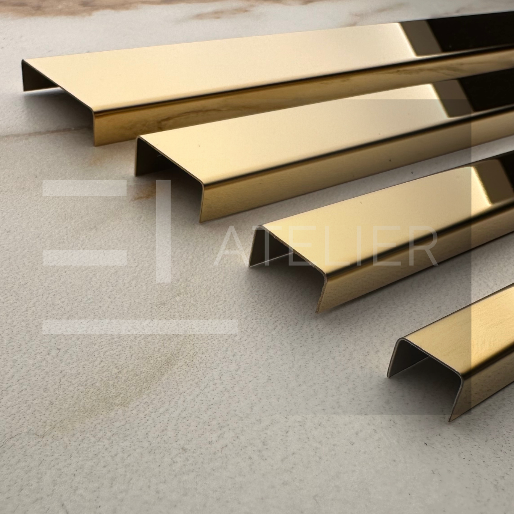Profile U Inox – Auriu Lucios, Mat & Finisaje Decorative EL Atelier ...